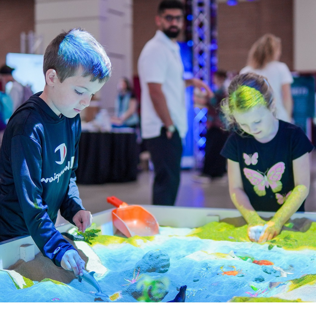 AR (Augmentative Reality) Interactive Sandbox for Sensory Rooms