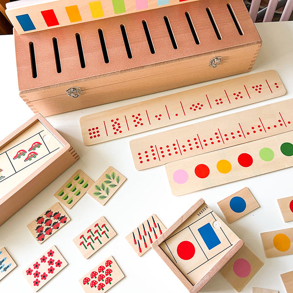 Wooden Sorting Set for Kids – 73-Piece Math & Color Learning Toy for ...