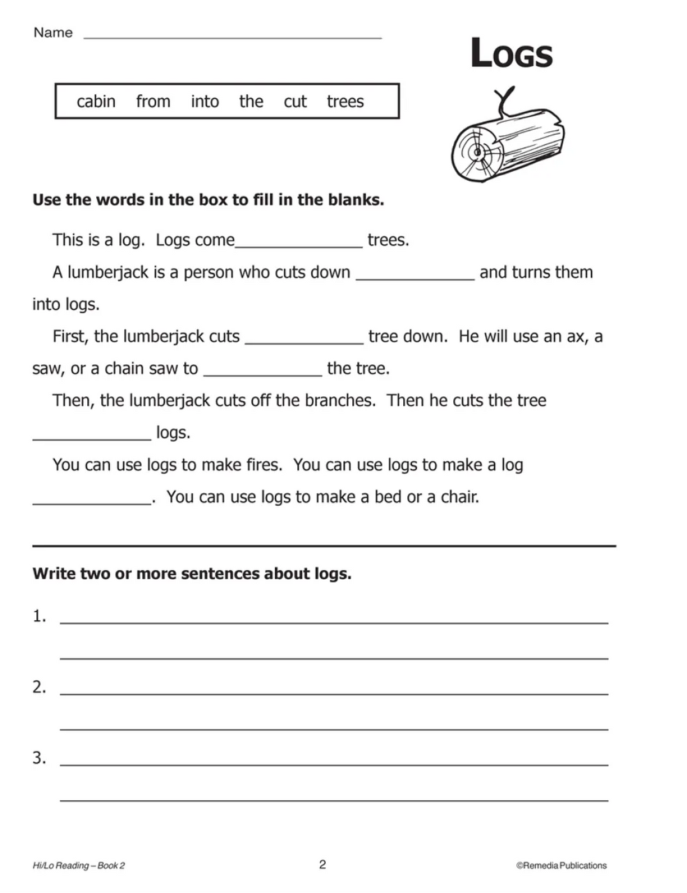 Hi-Lo Reading Workbooks: Special Ed. Reading Comprehension