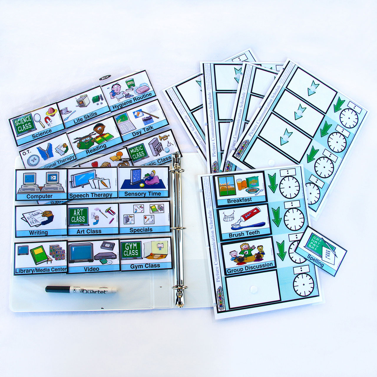 Picture Schedule Kit for Autism and AAC