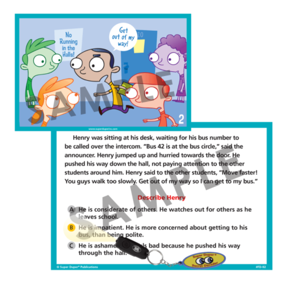 National Autism Resources - Social Inferences Fun Deck