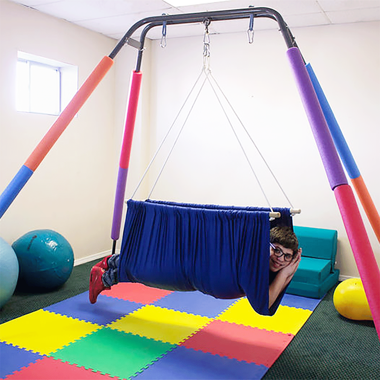 Swings for Vestibular Support at Home, School, or Therapy Settings