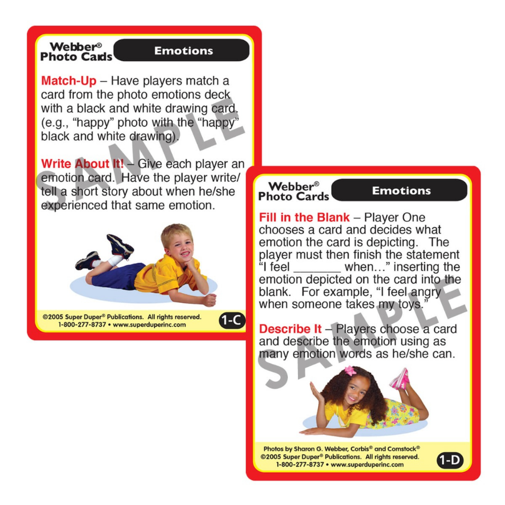 Photo Cards: Emotions | National Autism Resources