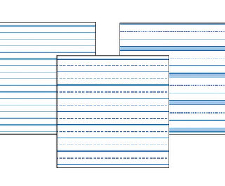 Raised Line Paper: Special Needs Handwriting Paper