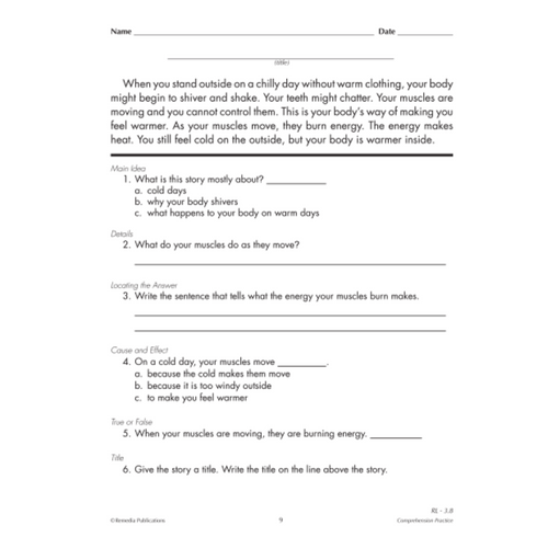 Skill-By-Skill Reading Comprehension - National Autism Resources