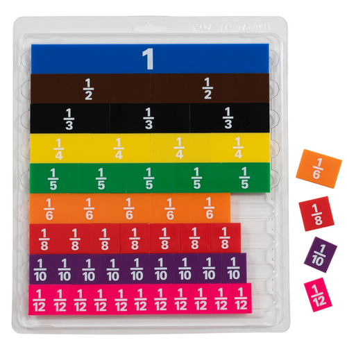 Fraction Tiles with Tray Set | National Autism Resources