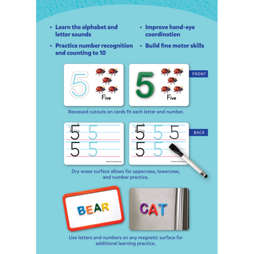 Alphabet & Numbers Learning Cards | National Autism Resources