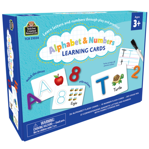 Alphabet & Numbers Learning Cards | National Autism Resources