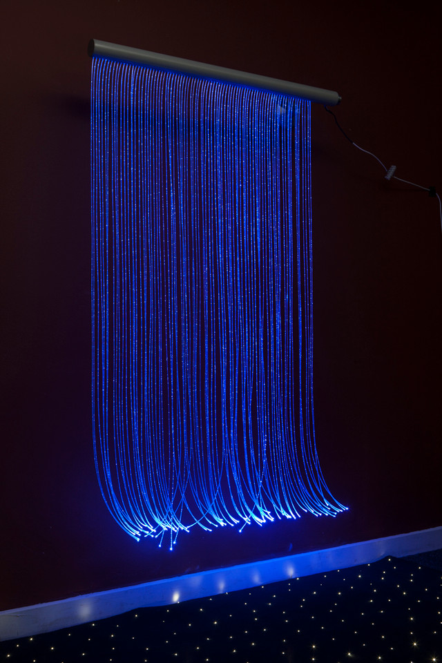 Fiber Optic Cascade Light Wall for Sensory Rooms