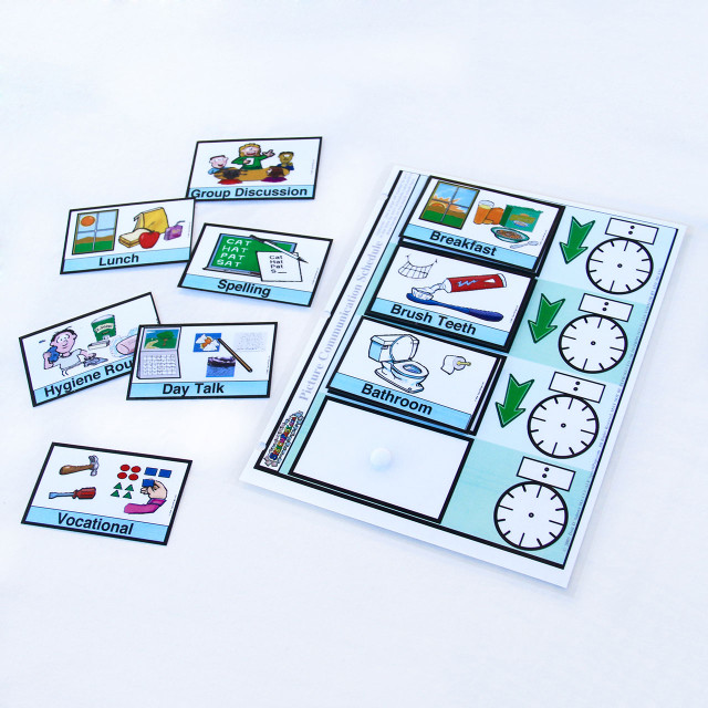 Picture Schedule Kit for Autism and AAC
