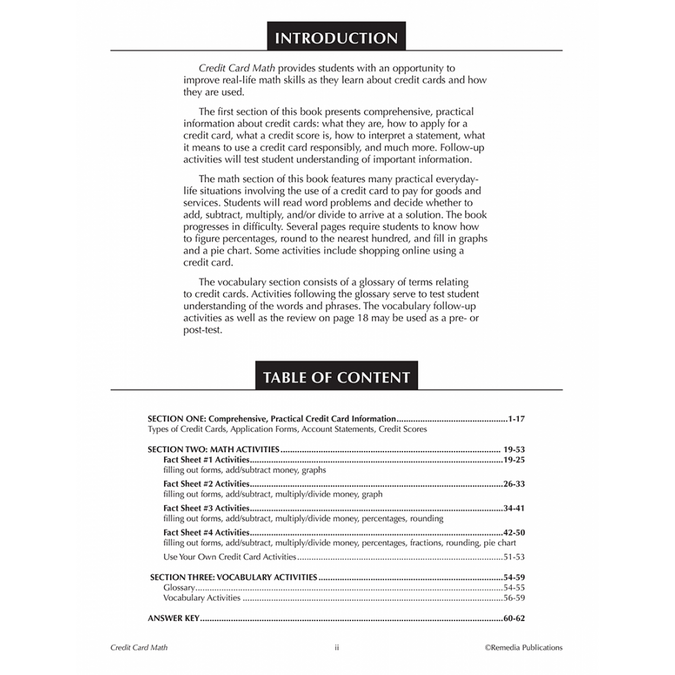 Life Skills Math Workbook - Designed for Reluctant Readers