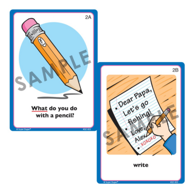 Ask and Answer Wh Question Set - National Autism Resources