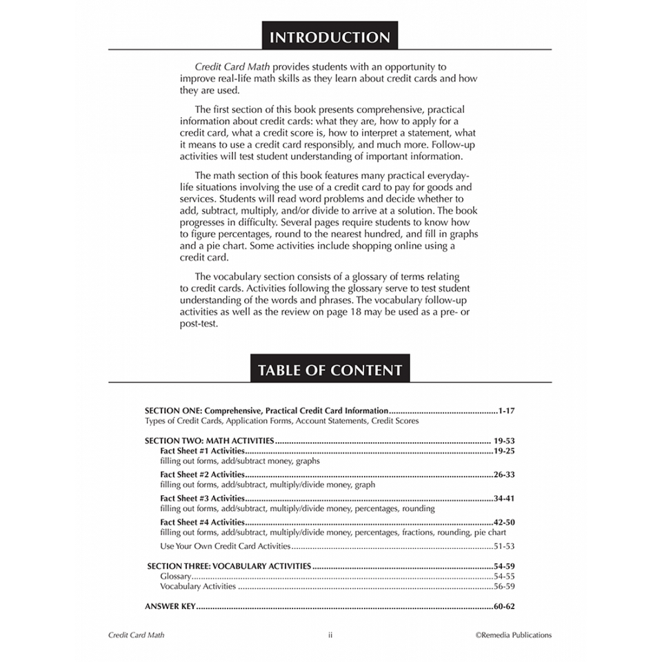 Life Skills Math Workbook - Designed for Reluctant Readers