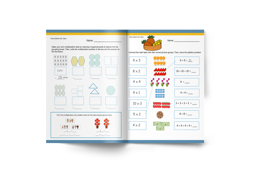 Times Tales: Helps Visual Learners Master Multiplication Fast!