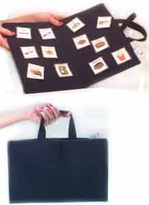 Portable Bi-Fold Communication Folder: Visual Supports for Autism