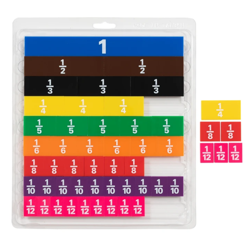 Fraction/Decimal Tiles with Tray