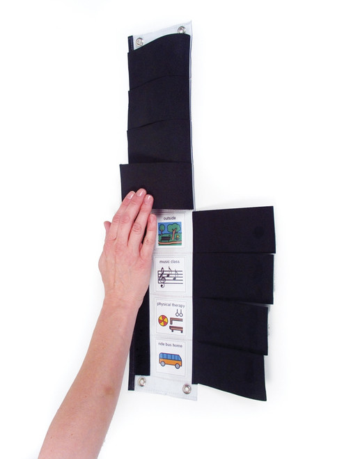 Visual Schedule with Finished Flaps: Visual Supports for Autism