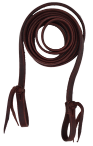 5/8" Latigo Leather Roping Reins, Pineapple Knot Ends (Chocolate ...