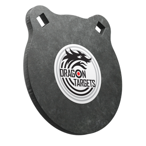 Dragon Targets 6" x 3/8" Raw Gong AR500 Steel Shooting Target