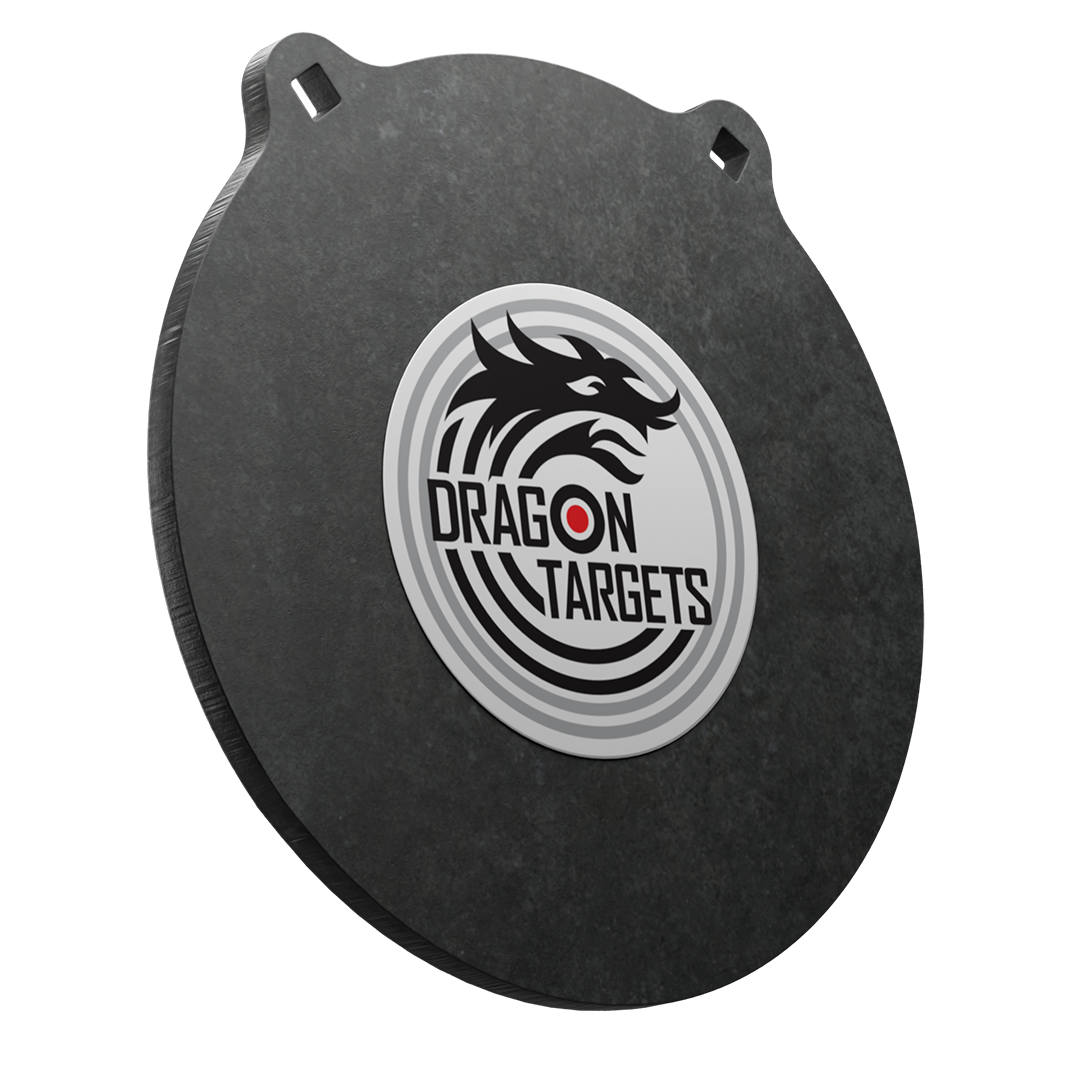 Dragon Targets 12" x 1/2" Raw Gong AR500 Steel Shooting Target ...