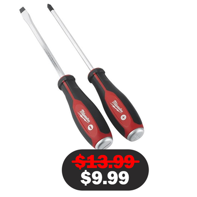 Milwaukee 2-Piece Demolition Screwdriver Set with Steel Caps