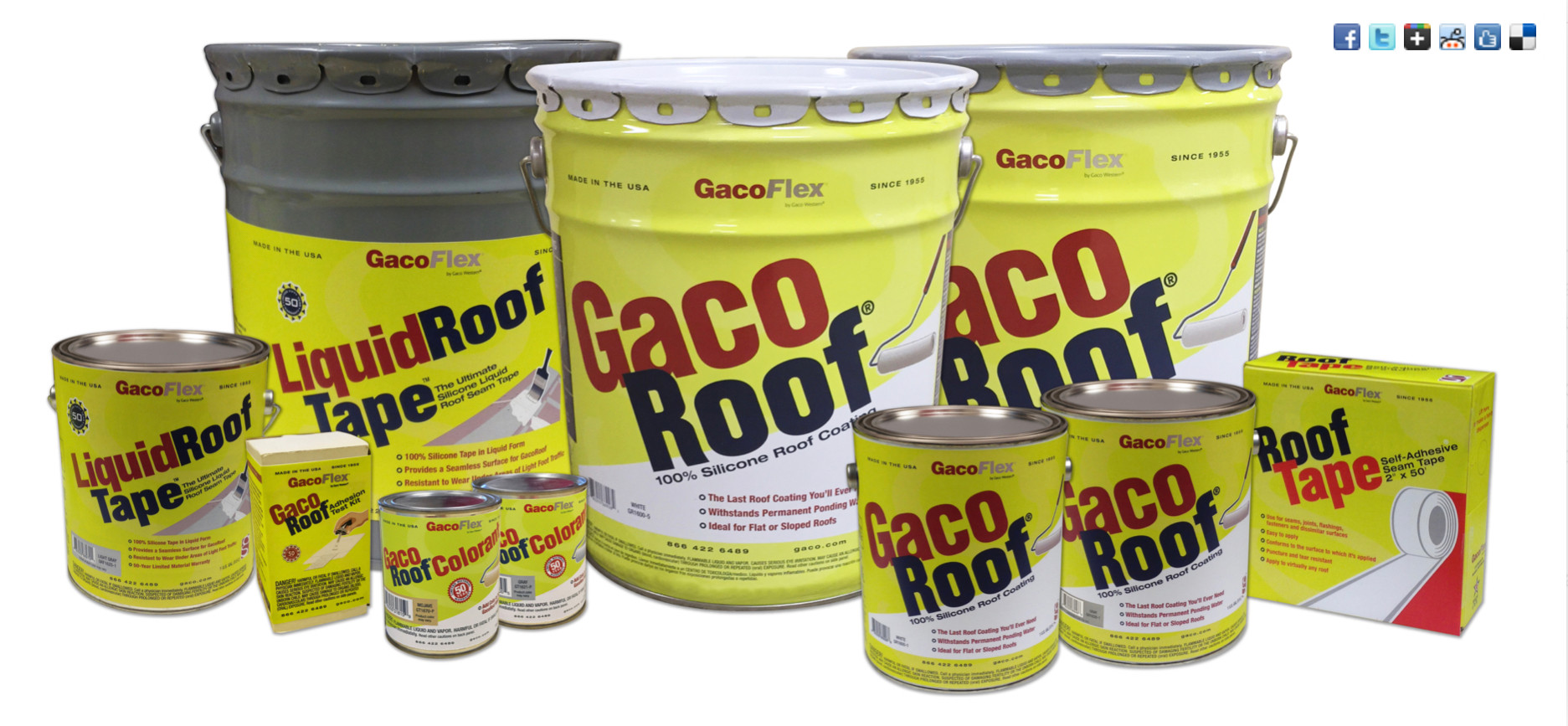 Gaco Roof 100% Silicone Roof Coating