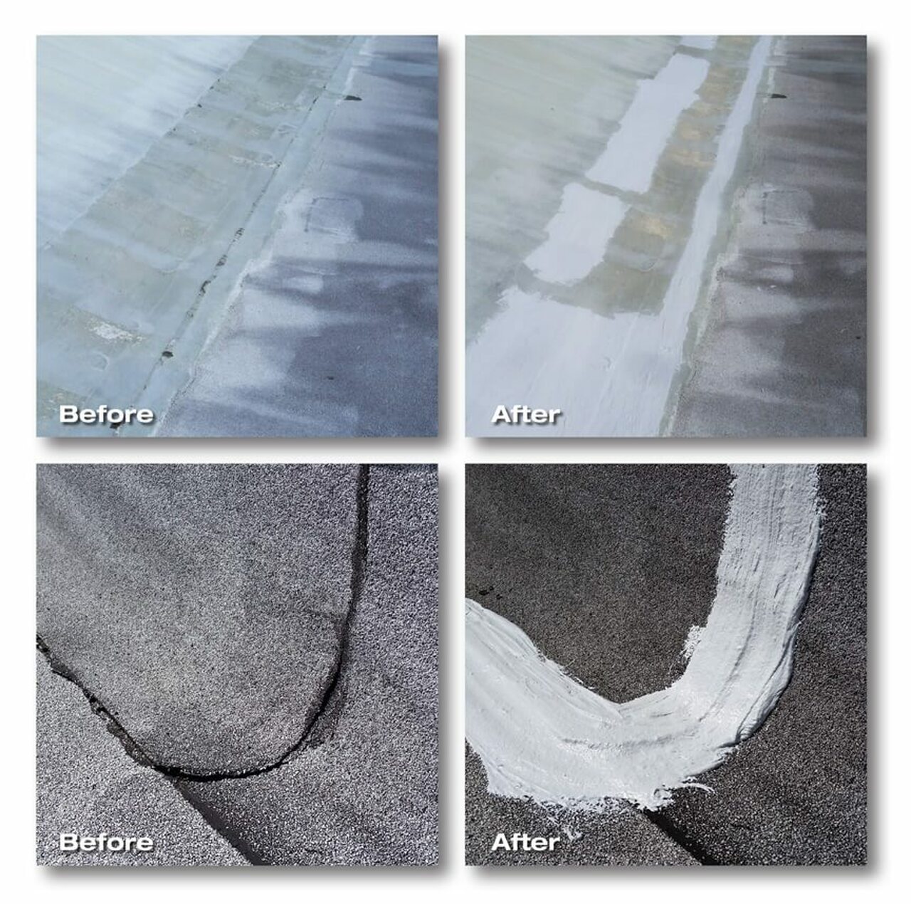 GacoPatch is a flashing grade, standalone silicone roof patch.