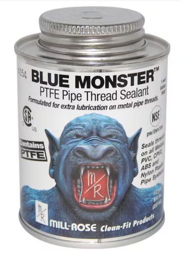 Blue Monster 76001 Pipe Thread Sealant (4 Oz)