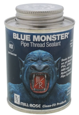 Blue Monster 76011 Heavy-Duty Industrial Grade Thread Sealant (8 oz.)