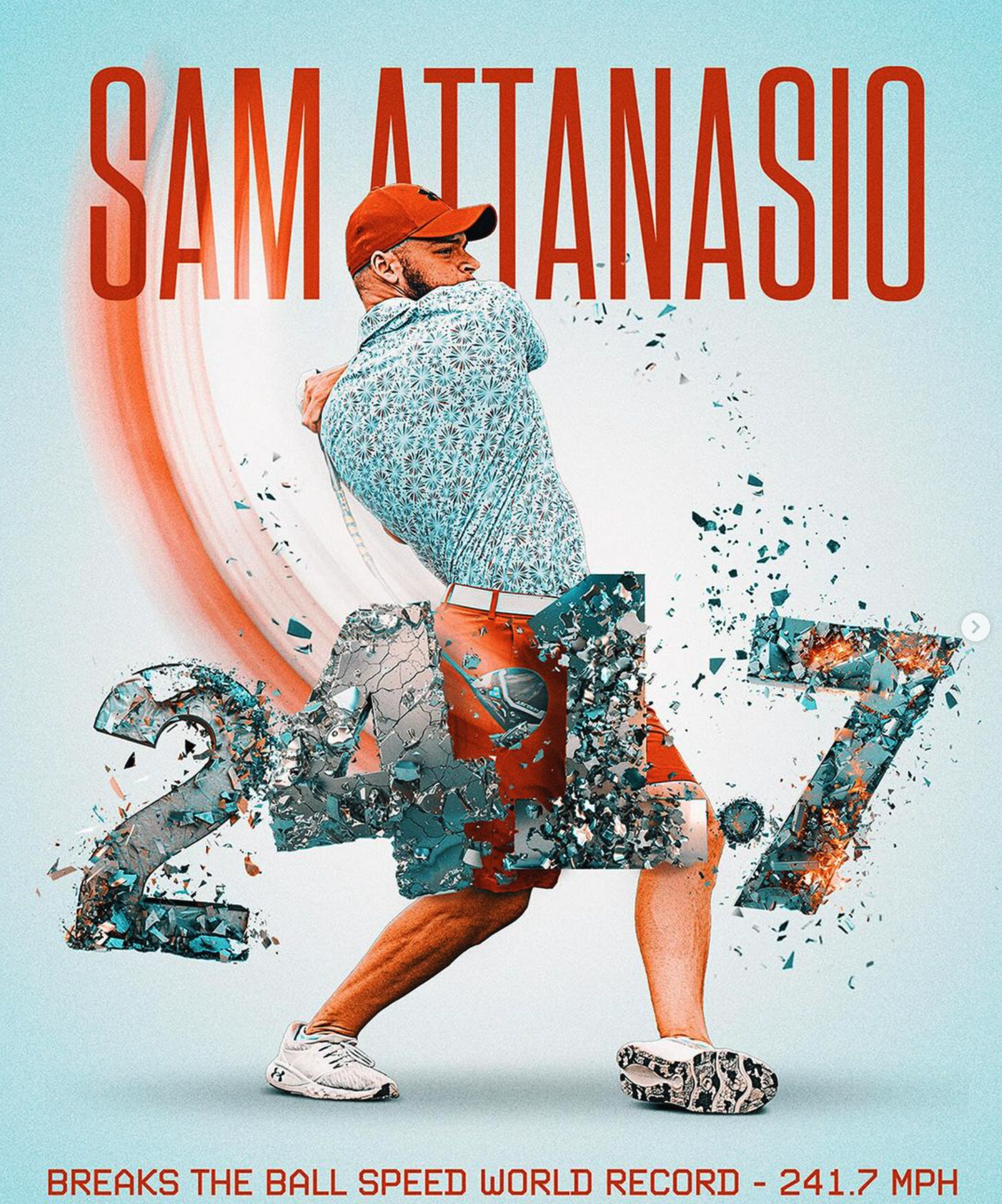 SPEED TOAD COFOUNDER DR. SAM ATTANASIO TAKES BALL SPEED WORLD RECORD FROM KYLE BERKSHIRE - 241.7 ...