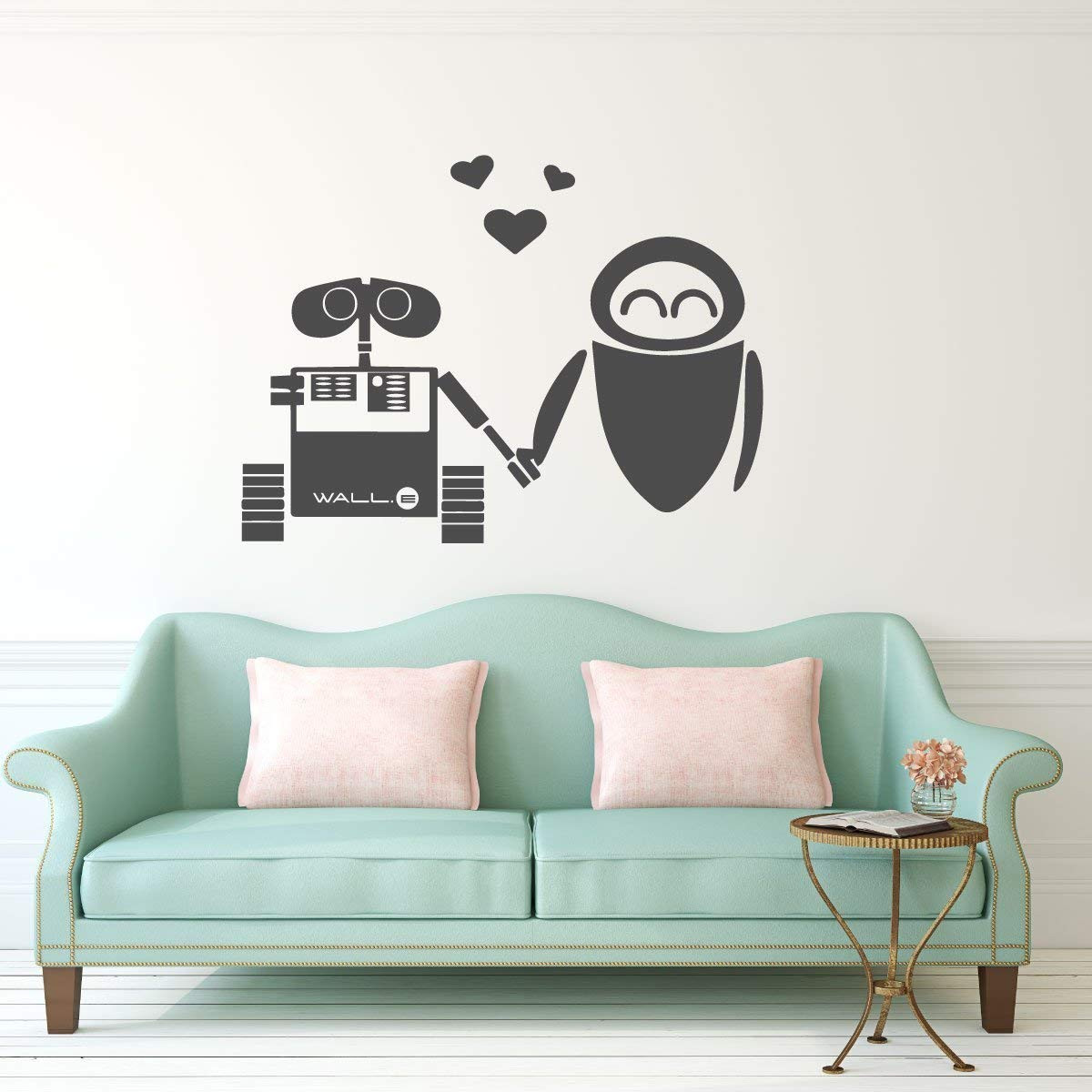 Wall-E and Eve Wall Decal Sticker