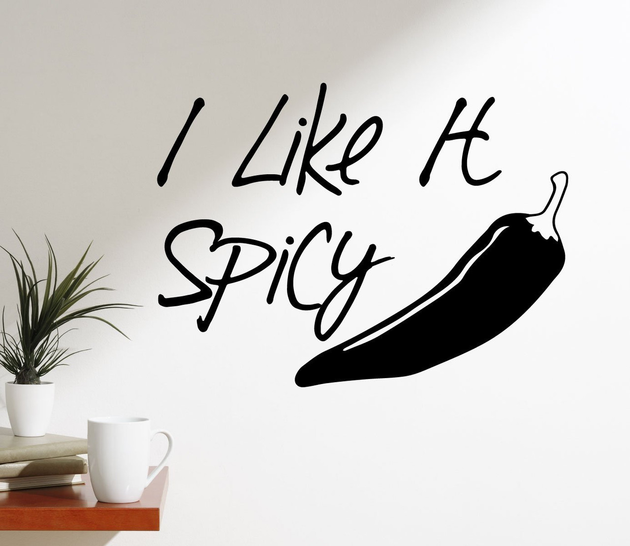 Kitchen Wall Decal 'I Like It Spicy'