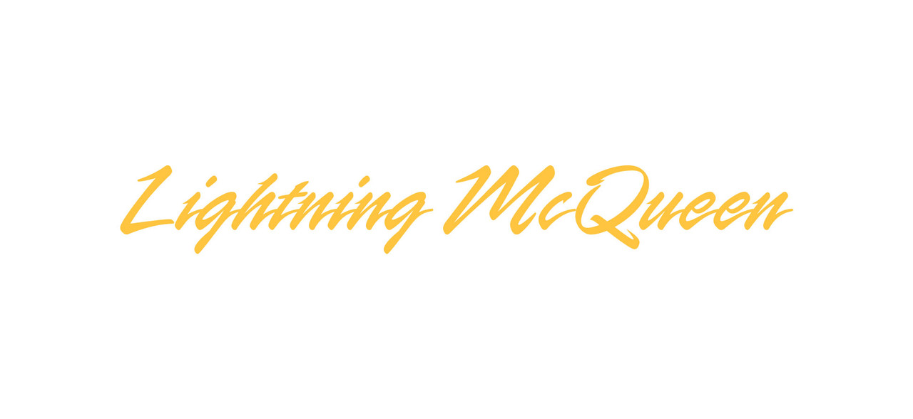 Lightning McQueen Wall Decal - Personalized Name | Disney Cars