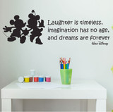 Walt Disney Mickey and Minnie Mouse Decorations "Laughter is Timeless"