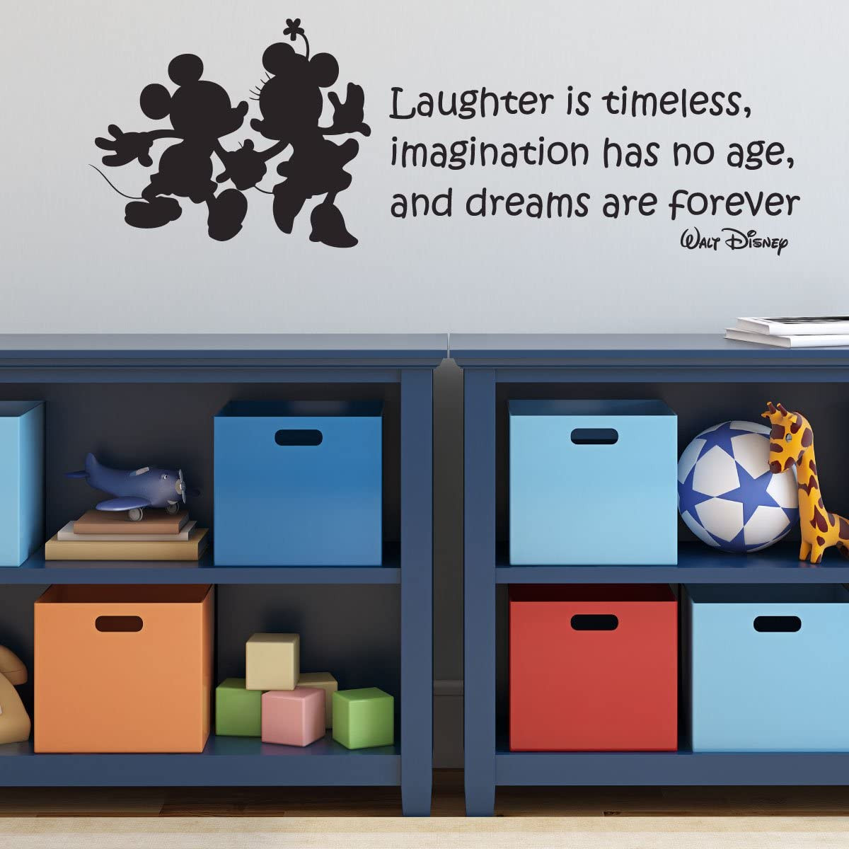 Walt Disney Mickey and Minnie Mouse Decorations "Laughter is Timeless"