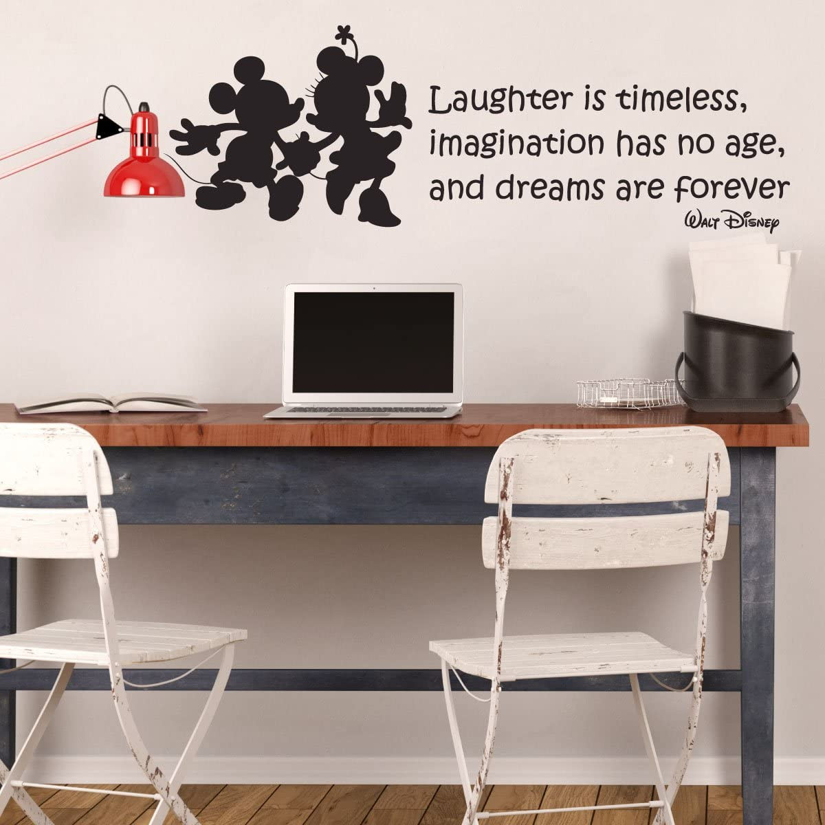 Walt Disney Mickey and Minnie Mouse Decorations "Laughter is Timeless"