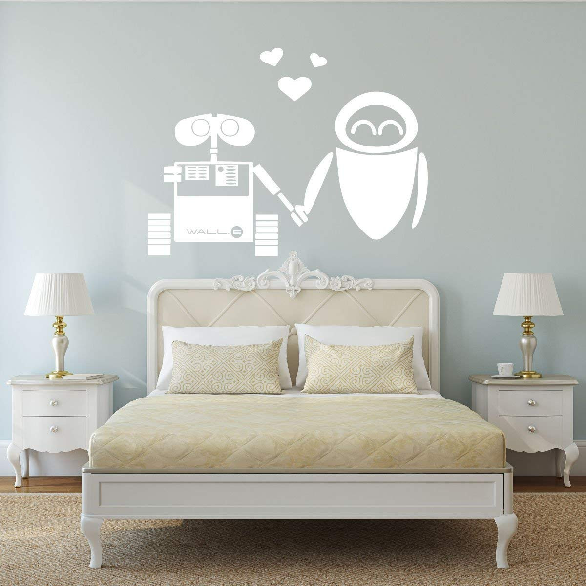 Wall-E and Eve Wall Decal Sticker