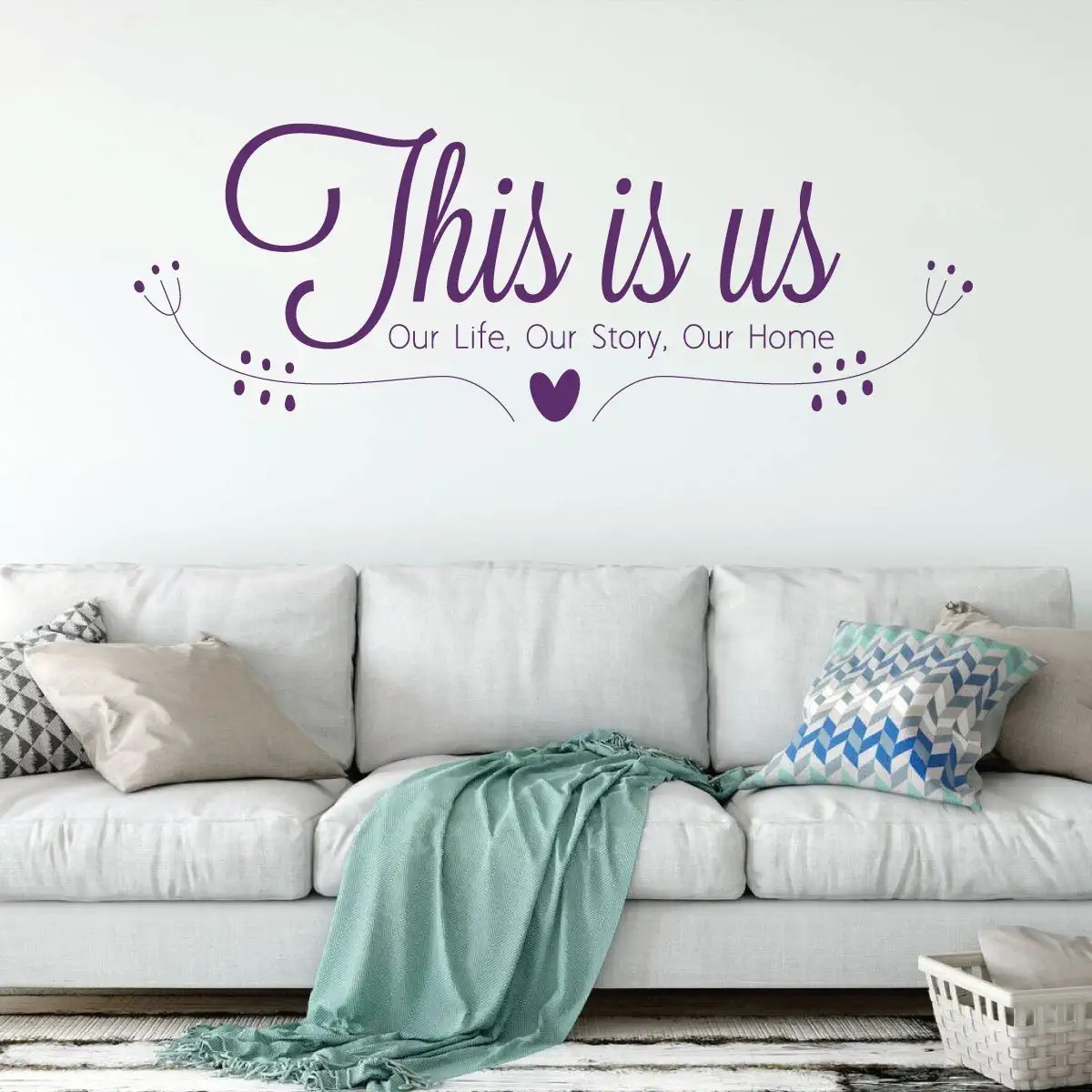 This Is Us Wall Decal - Our Life, Our Story, Our Home | Custom Vinyl Decor