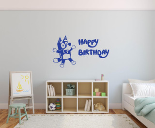 Bluey Vinyl Wall decal