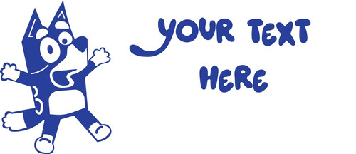 Bluey Vinyl Wall decal