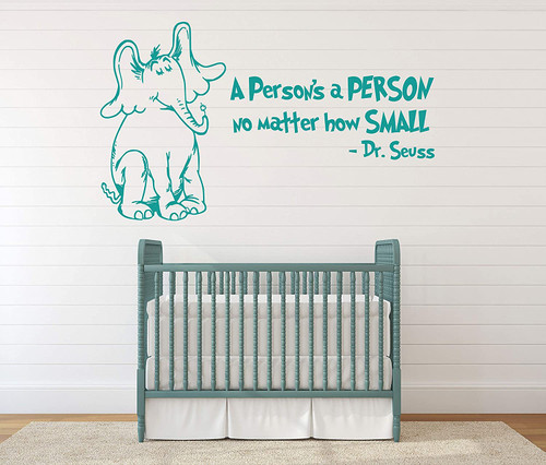 "A Person's a Person No Matter How Small" Wall Decal - Dr. Seuss & Horton