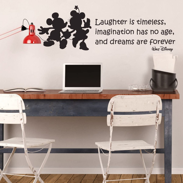 Walt Disney Mickey and Minnie Mouse Decorations "Laughter is Timeless"