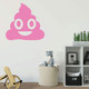 Poop Emoji Wall Decal