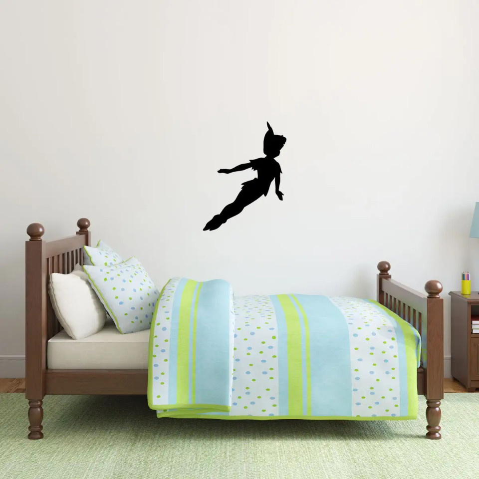 Peter Pan Silhouette Vinyl Decal