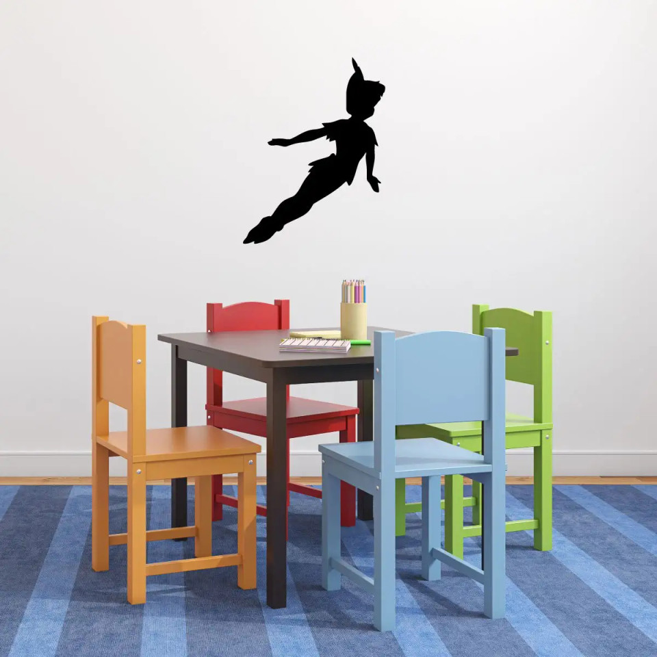 Peter Pan Silhouette Vinyl Decal