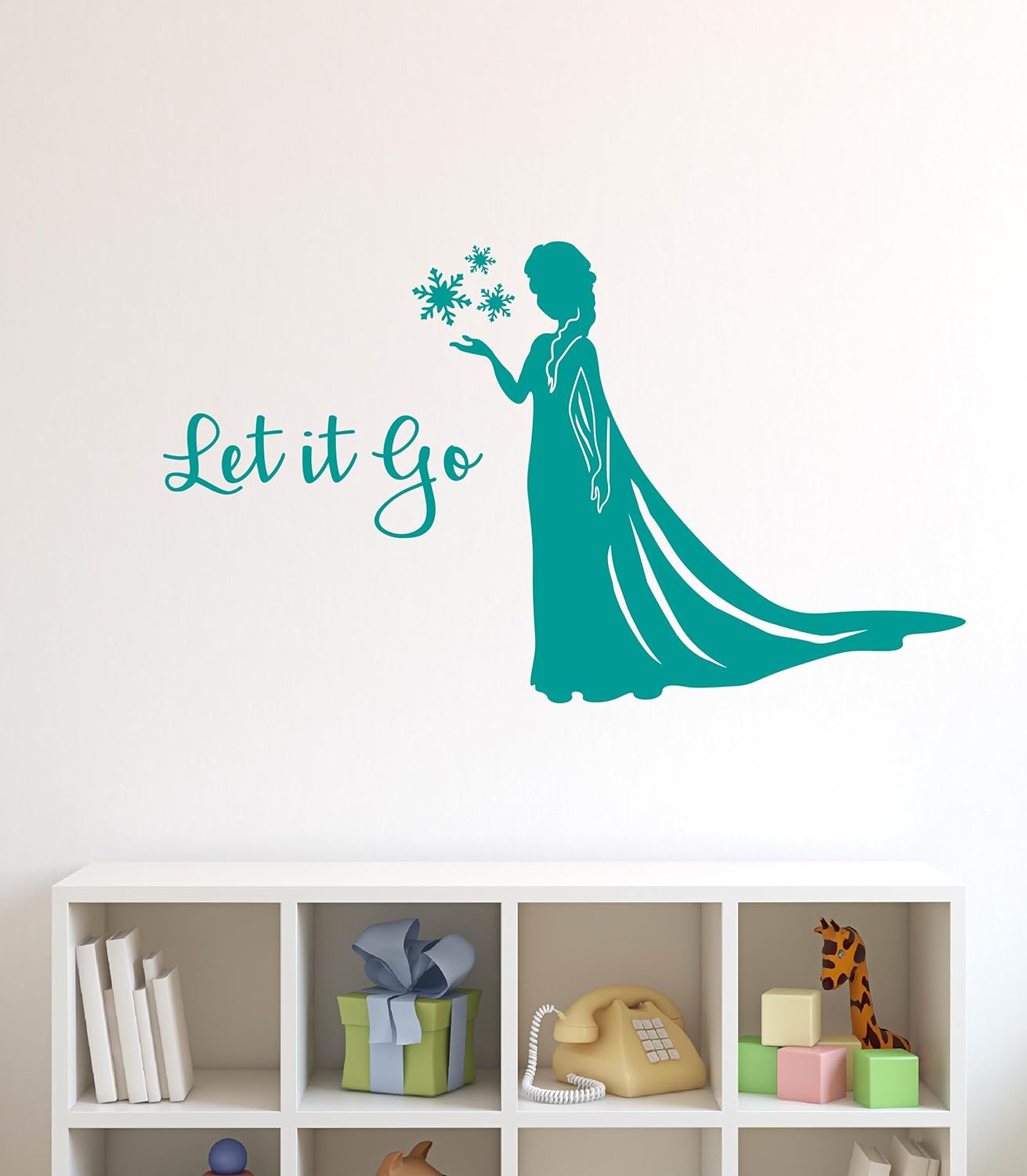 Personalized Princess Elsa Vinyl Decal | Custom Vinyl Decor