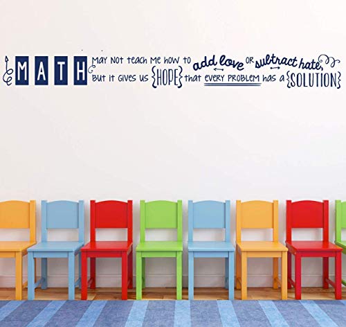 Math Classroom Decors - Math May not Teach... | Custom Vinyl Decor