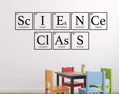 Chemistry Wall Decal for Teachers