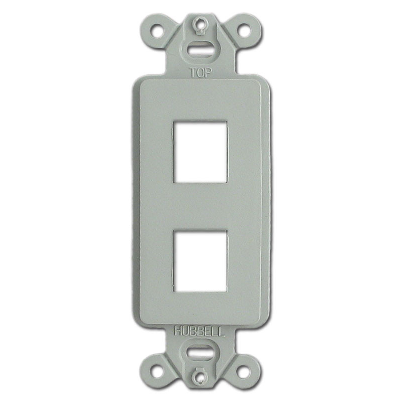 Gray Phone & Cable Jacks for Telephone Wall Plate Covers