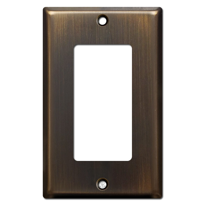 Oil Rubbed Bronze Decora Rocker GFCI Wall Covers